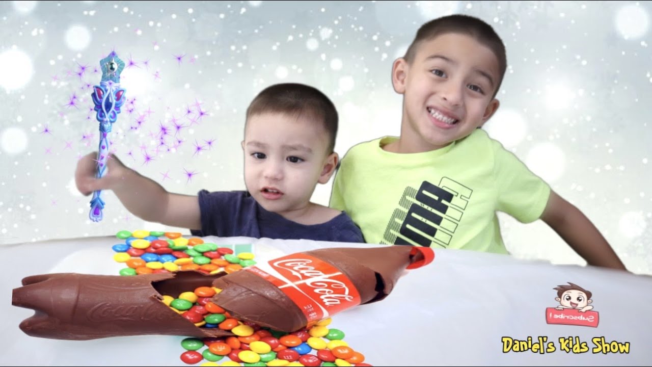 Daniel and Andrew Fun Play Magic Soda | Funny story and learning video ...