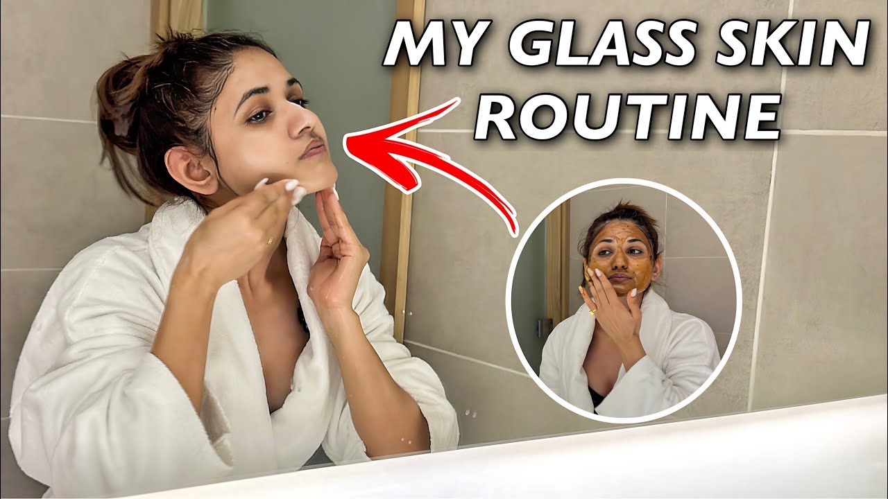 Glass Skin Care Night Routine For Indians Clear And Glowing Skin At Home Youtube
