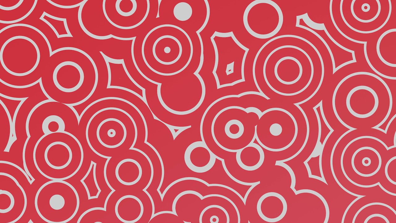 Abstract Circle Background Video, 4K Red Geometry Motion Background ...
