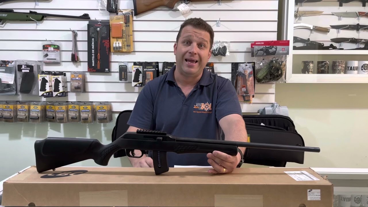 Carabina cbc 22 Magnum - YouTube