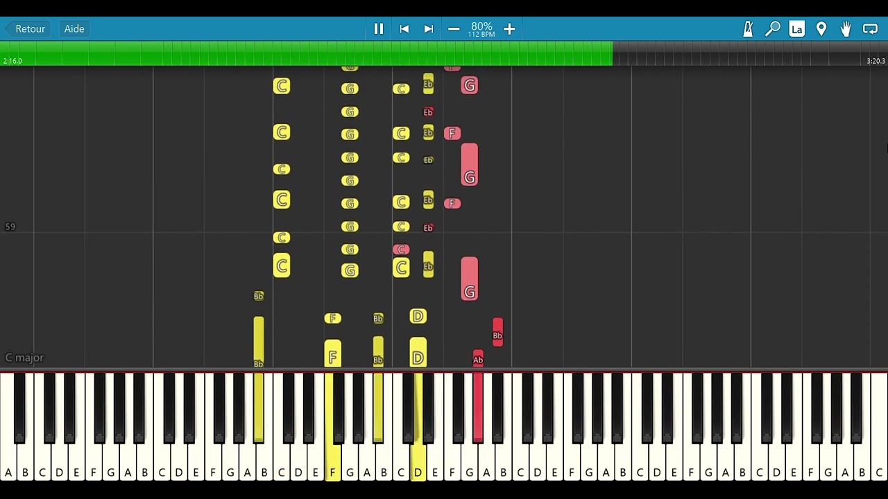 Amoureux de ma femme (Richard Anthony) - Tuto Piano - YouTube