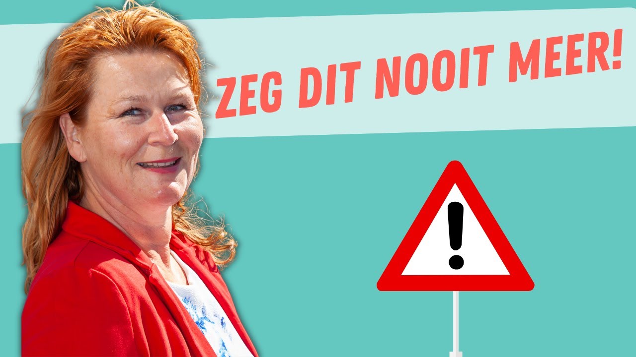 Wil je betere resultaten? Zeg DIT dan niet nooit meer!! - YouTube