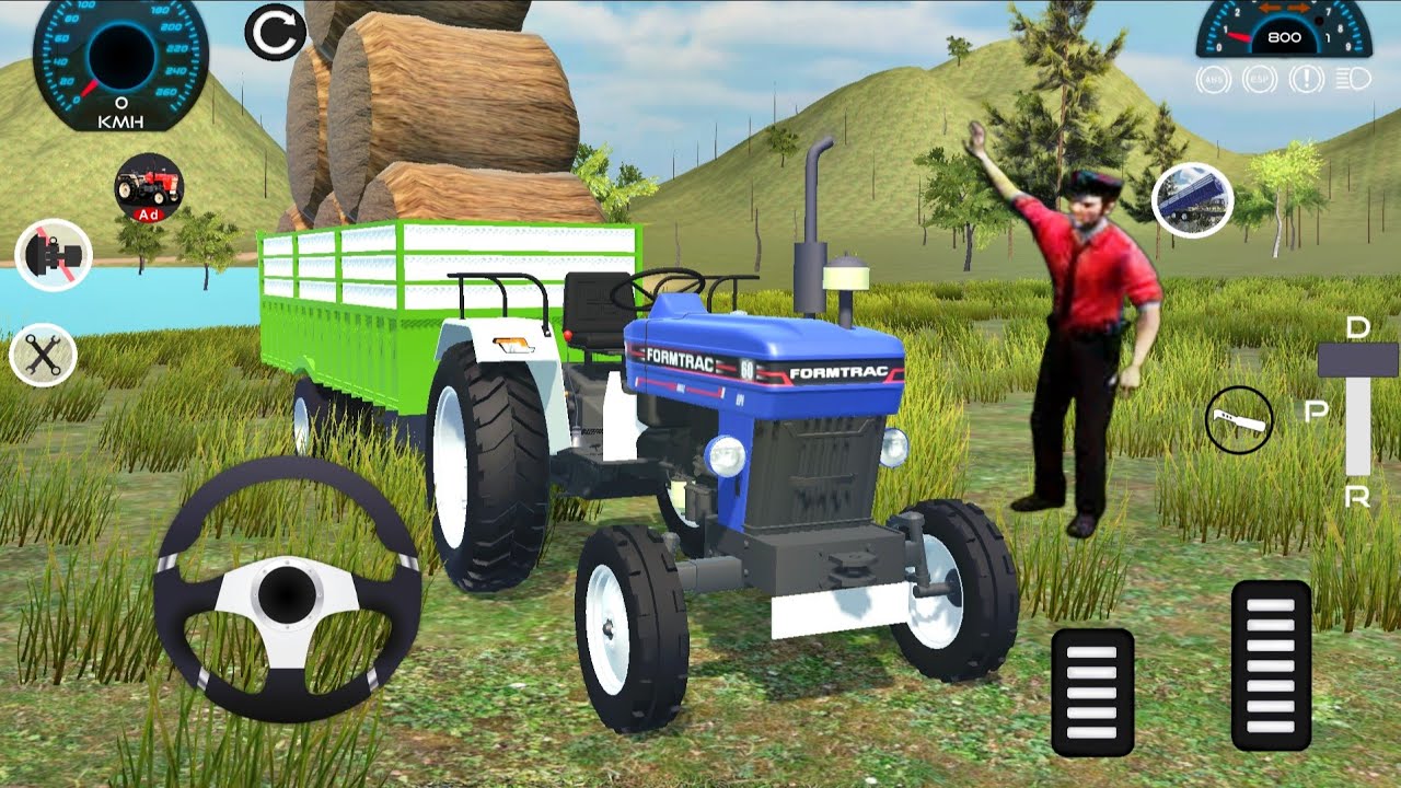 Real Tractor Driving Simulator 2025 - Indian Farming Tractor Offroad ...