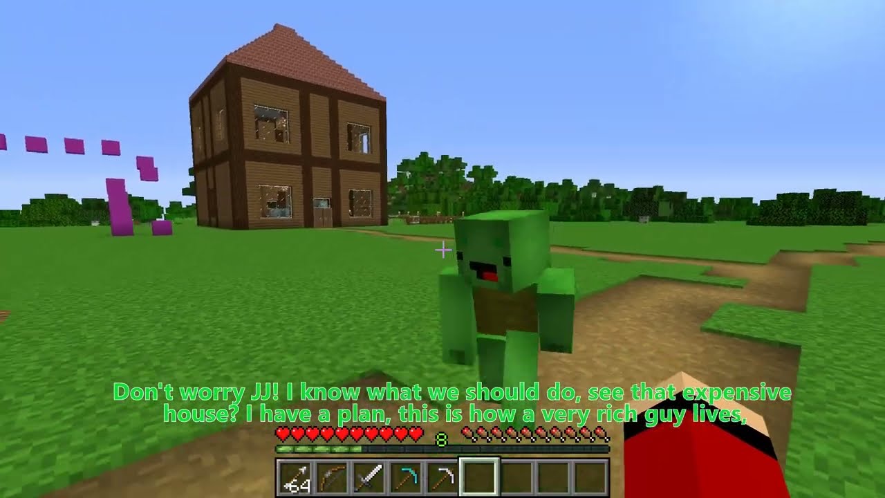 JJ and Mikey Pranked ZOEY and Aphmau Cash and Nico in Minecraft JJ and Mikey in Minecraft ...