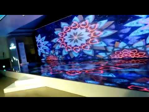 LED wall dance floor - YouTube