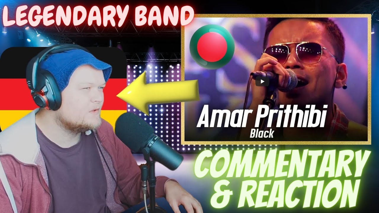 🇧🇩 Black - Amar Prithibi (live on Bamba) | GERMAN rapper reacts - YouTube