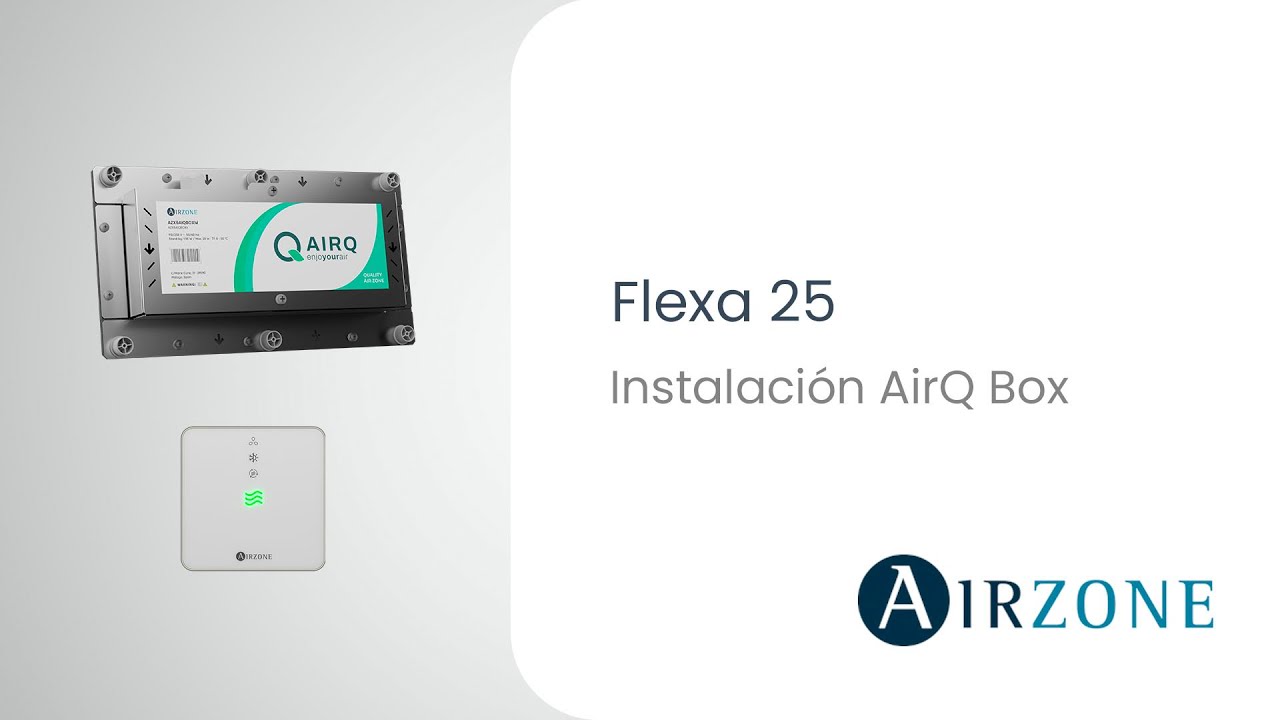 Flexa 25 - Instalación AirQ Box - YouTube