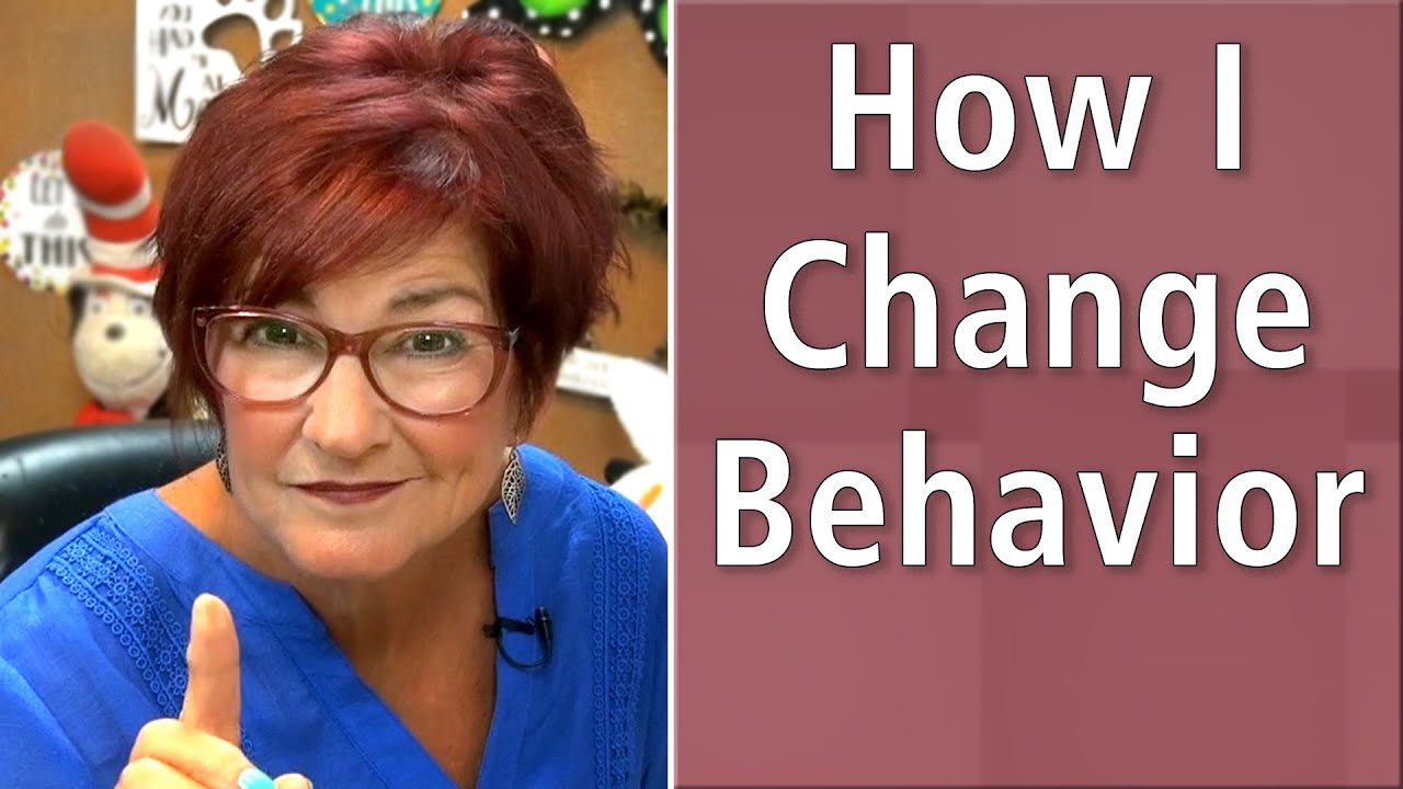 How I Change Behavior - YouTube