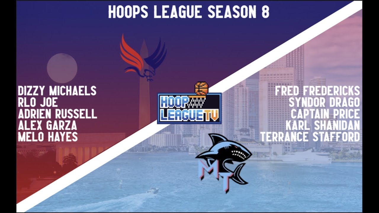 Hoops League Season 8: MIA (6-13) @ DC (9-10) - YouTube