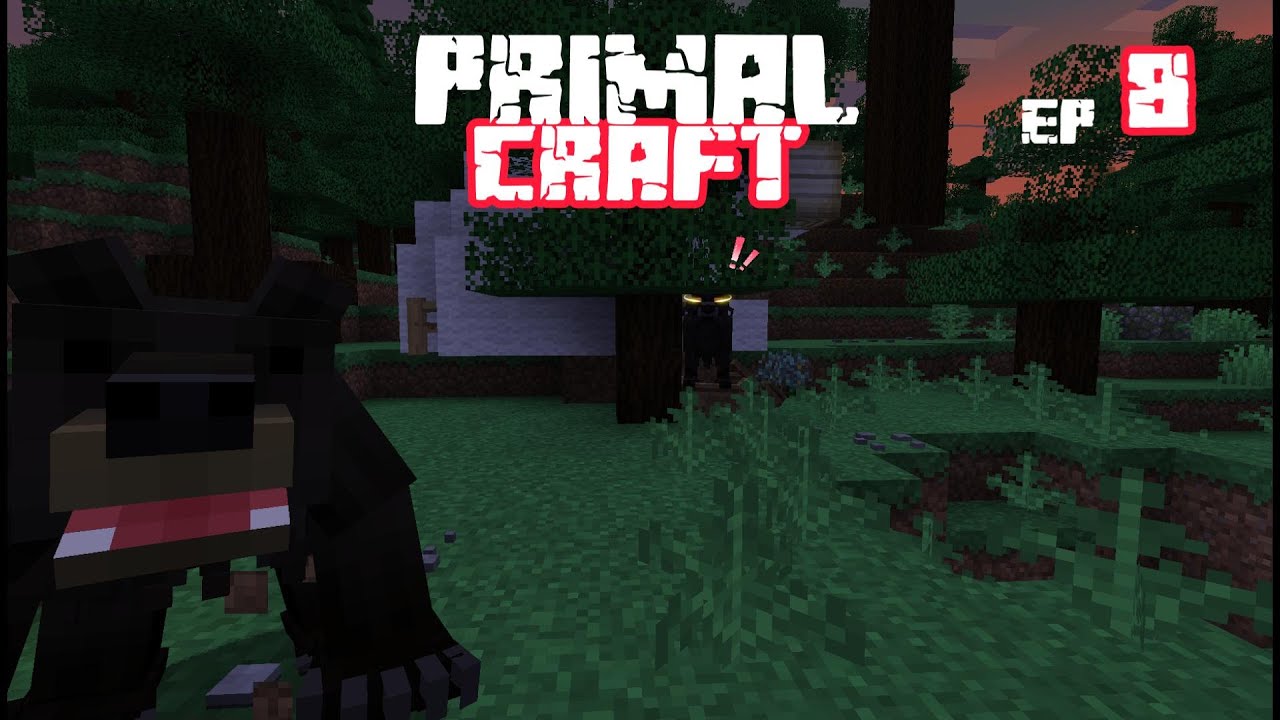 QUASE TIVE UMA CRISE EXPLORANDO O MINECRAFT COM O MOD DO PRIMAL ...