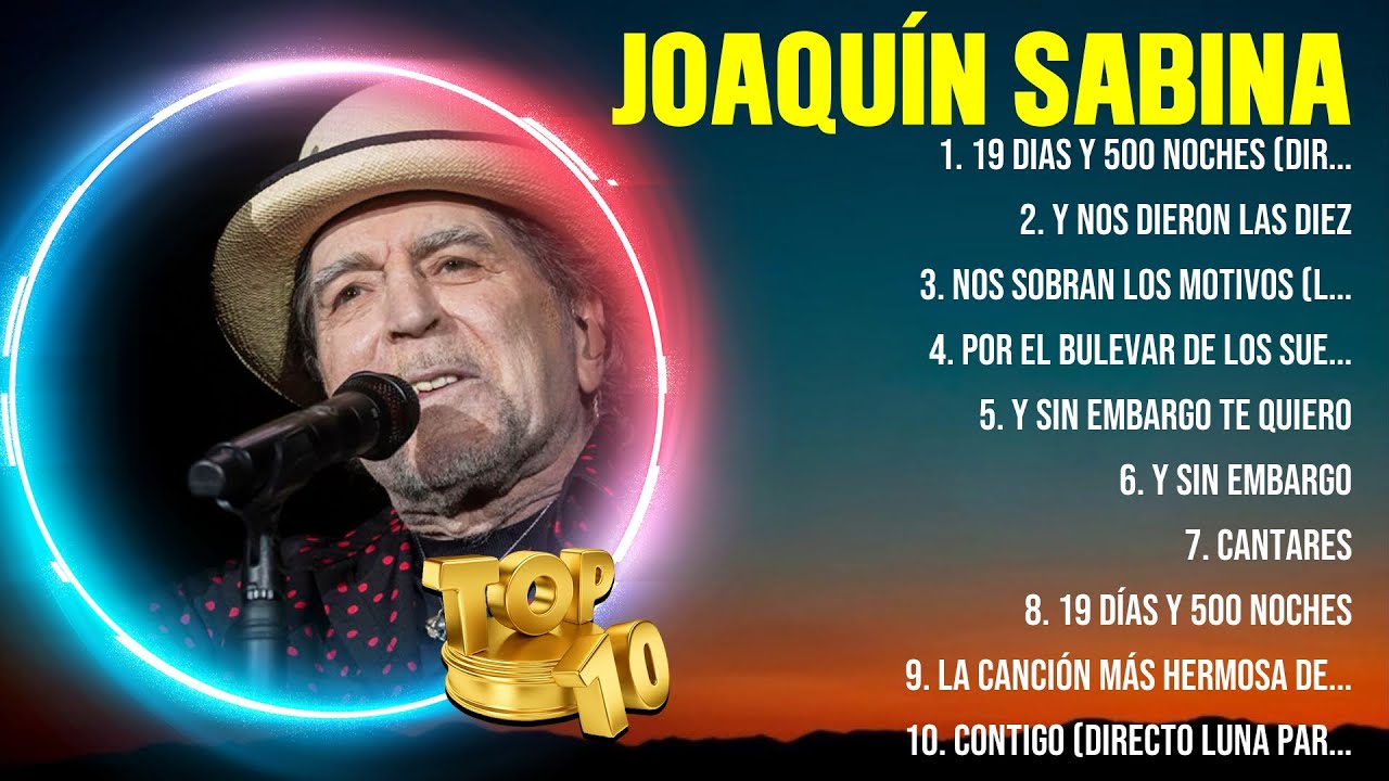 Joaquín Sabina Mix Éxitos - Lo Mas Nuevo 2024 - Lo Mejor Canciones ...