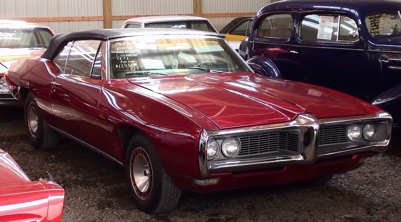 1968 Pontiac Lemans Convertible at Country Classic Cars - YouTube