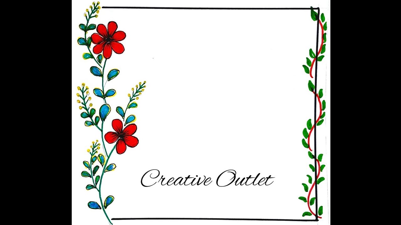 Easy Border Design Ideas For Beginners Simple Border Design Easy Border Design Ideas For Beginners Simple Border Design