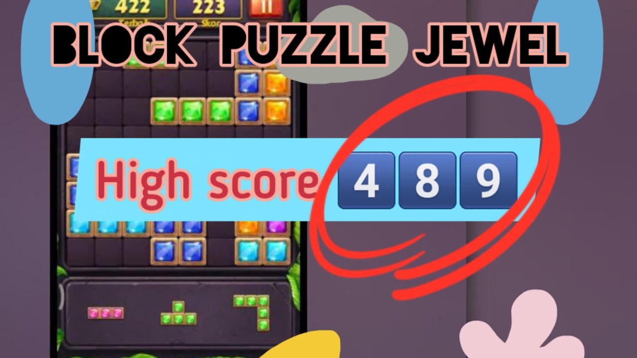 Block Puzzle jewel | game over di 489 | part 2 - YouTube