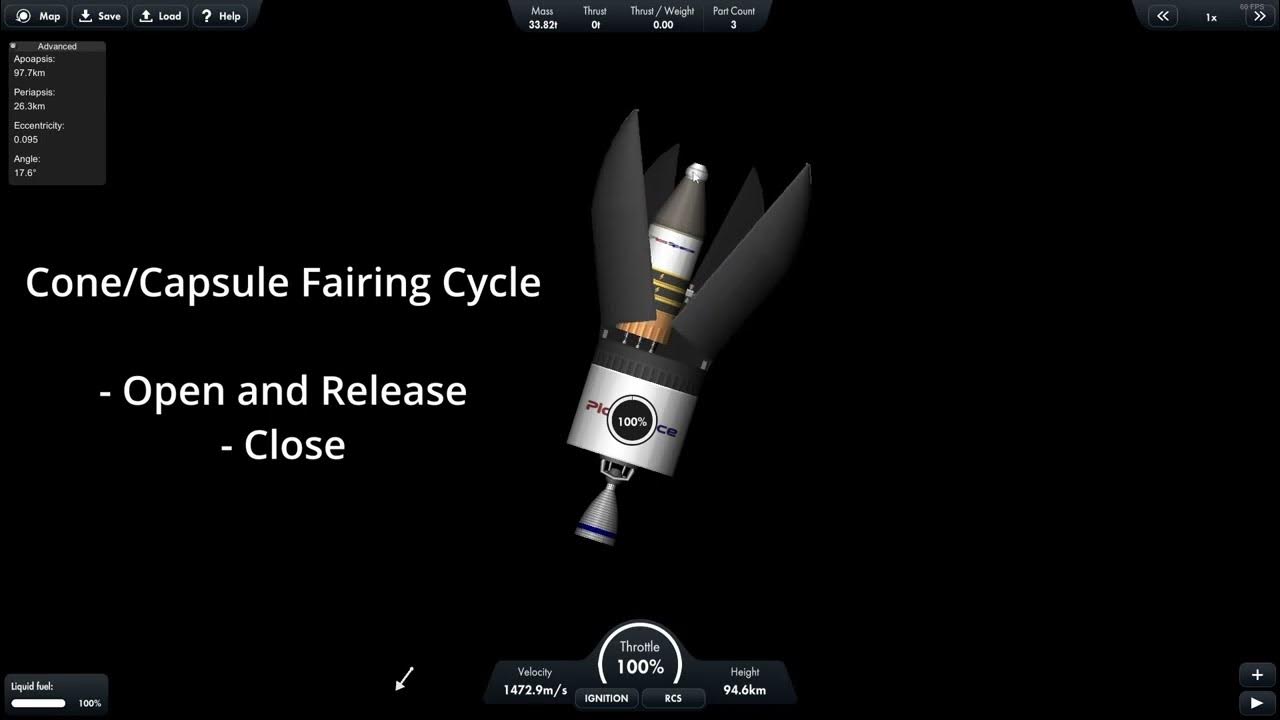 Petal Fairing Differences for Utility Mods 1-4 | Custom Parts for Spaceflight Simulator - YouTube