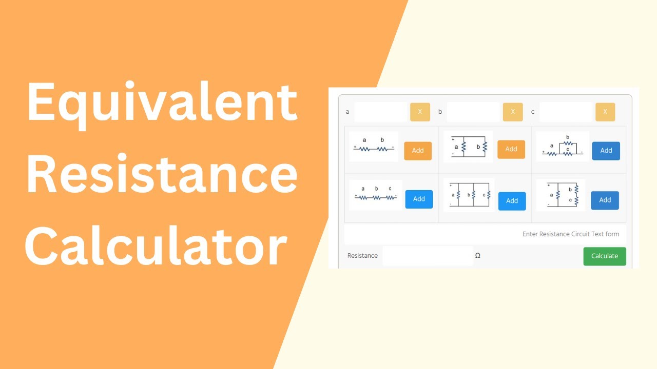 Resistance Calculation using online tool - YouTube