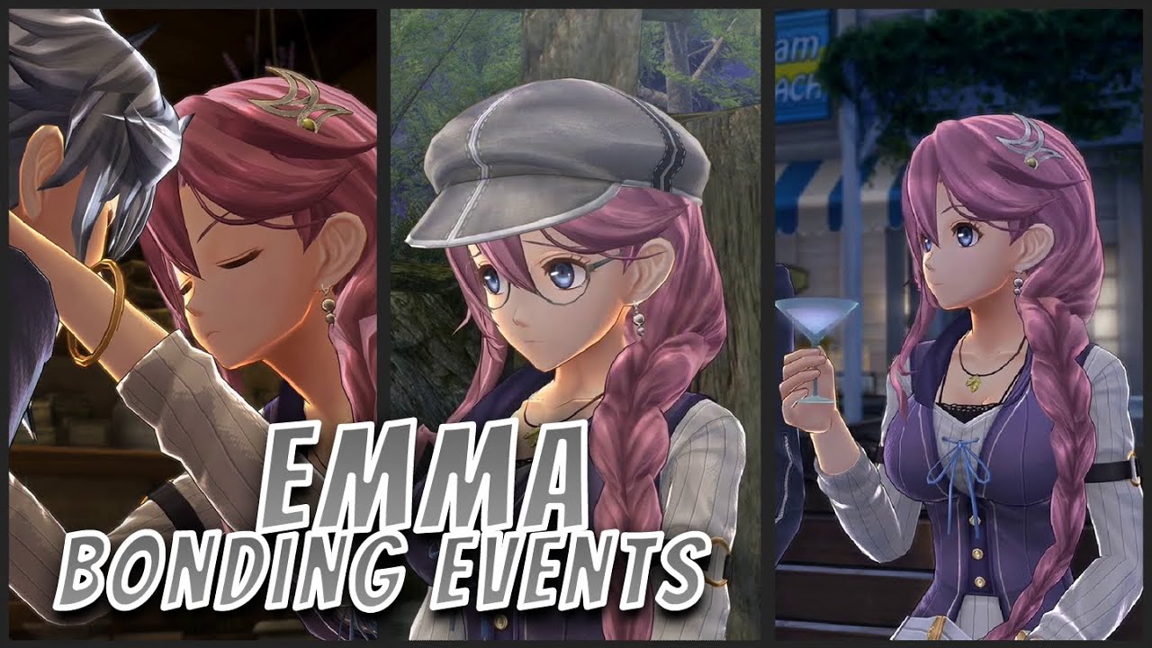 All Emma Bonding Events w/ Romance | Trails of Cold Steel IV | English ...