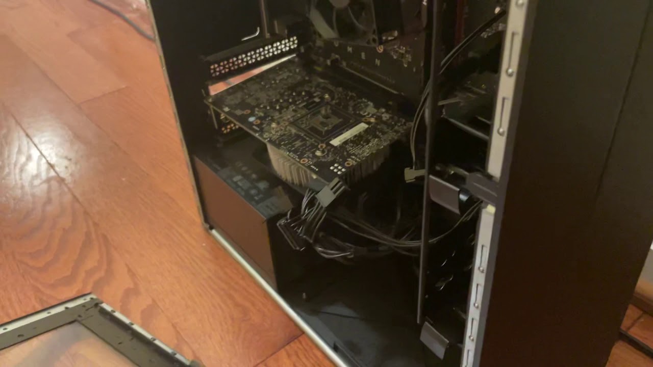 HP computer falls apart - YouTube