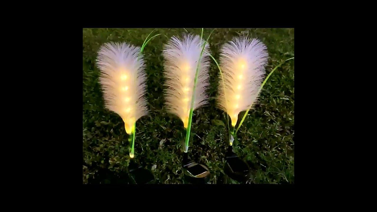 1번2번 태양광 광섬유 갈대등 정원등 잔디등 공원등 Led Hva Y30 B1 Youtube