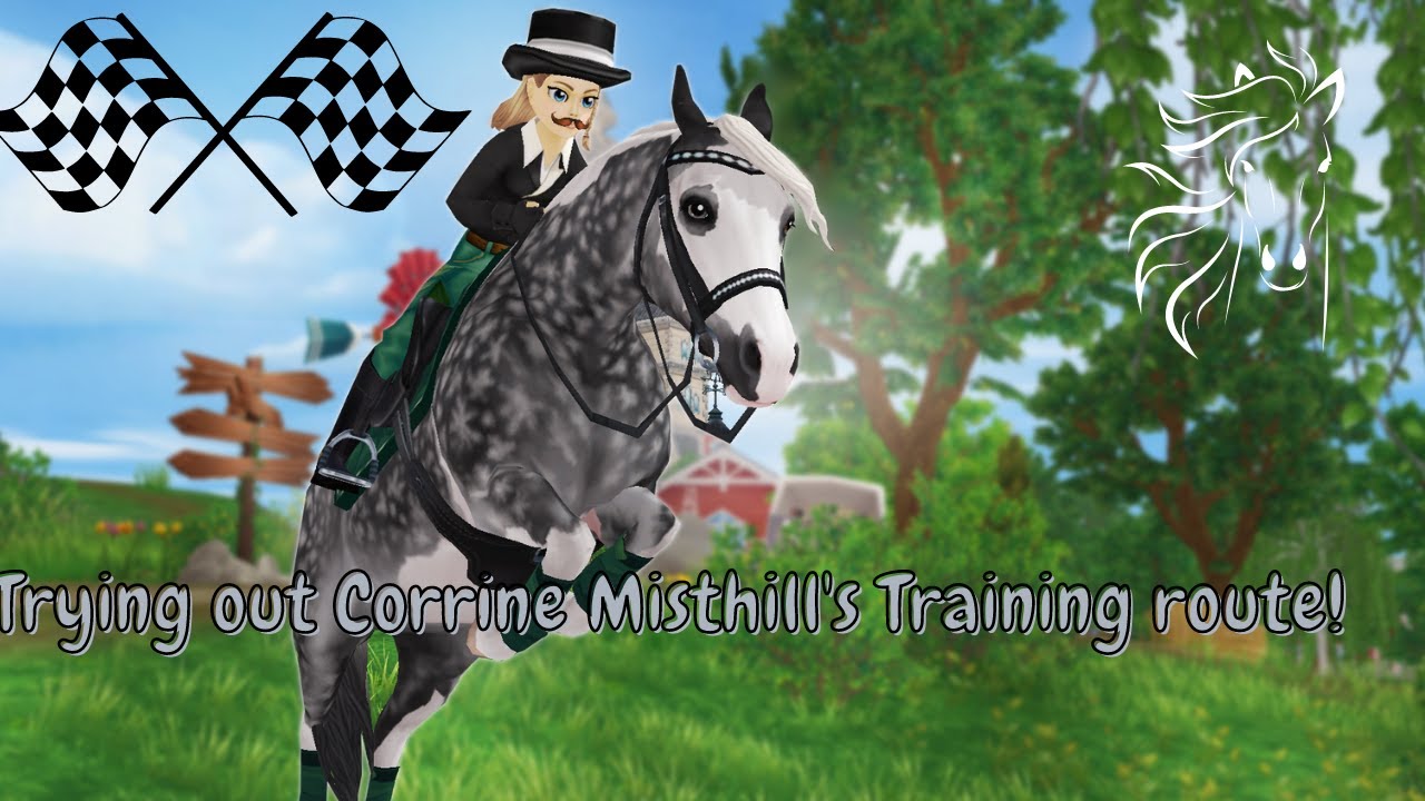 ||Trying out Corrine Misthill's Training Route!|| Star Stable Training ...