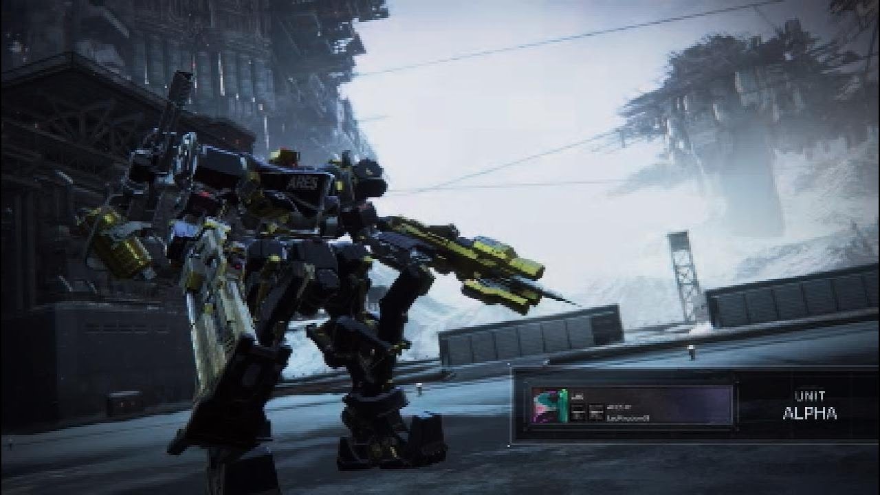ARMORED CORE VI - ARES 01 (Pile Bunker Build) - YouTube