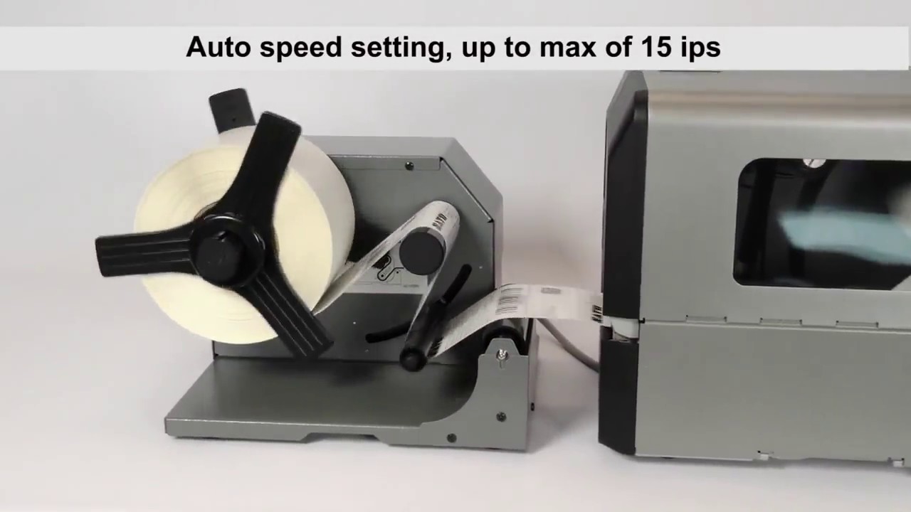 Sato Rwg500 Label Rewinder Youtube