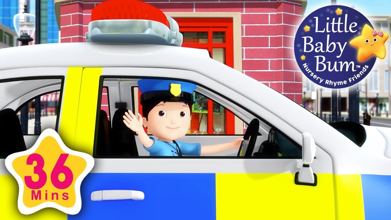 Police Song | Learn with Little Baby Bum | Nursery Rhymes for Babies ...