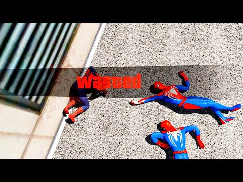 GTA 5 Funny Wasted SPIDERMAN Flooded Los Santos #132 (Funny Moments)
