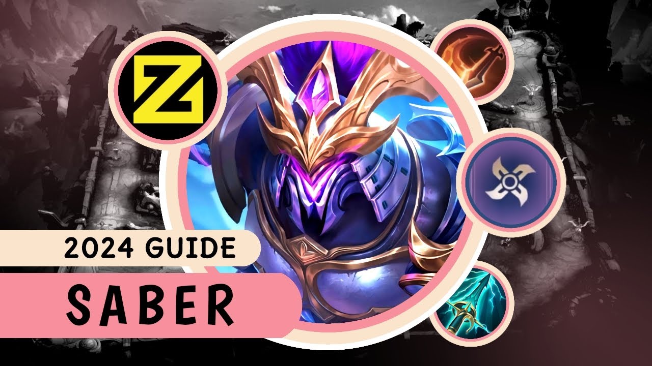 Saber 2024 New Best Item Build and Emblem Set | Mobile Legends - YouTube