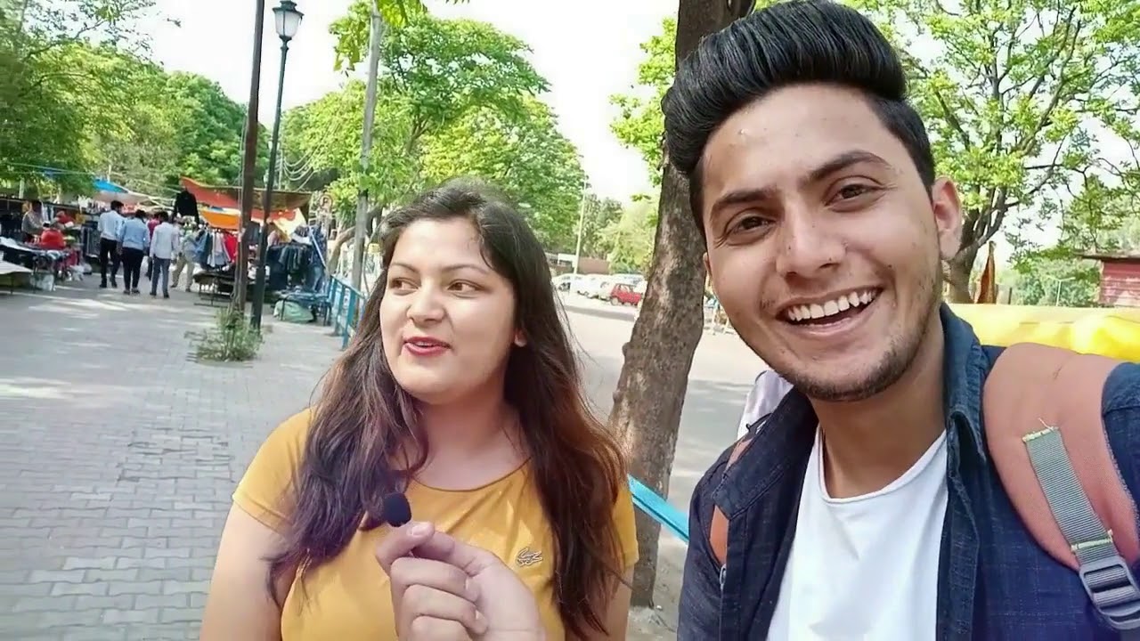 Impressing Cute Girl with cute Questions ! - YouTube