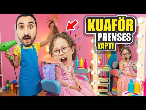 BAHAR BANU ALYA KUAFÖRE GİTTİ !! KUAFÖR SAÇLARINI ÇOK GÜZEL YAPTI !! 
