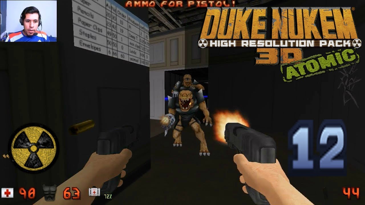 Duke Nukem 3D HRP + Duke Plus Episodio 12 Lunar Reactor (E2L7) - YouTube