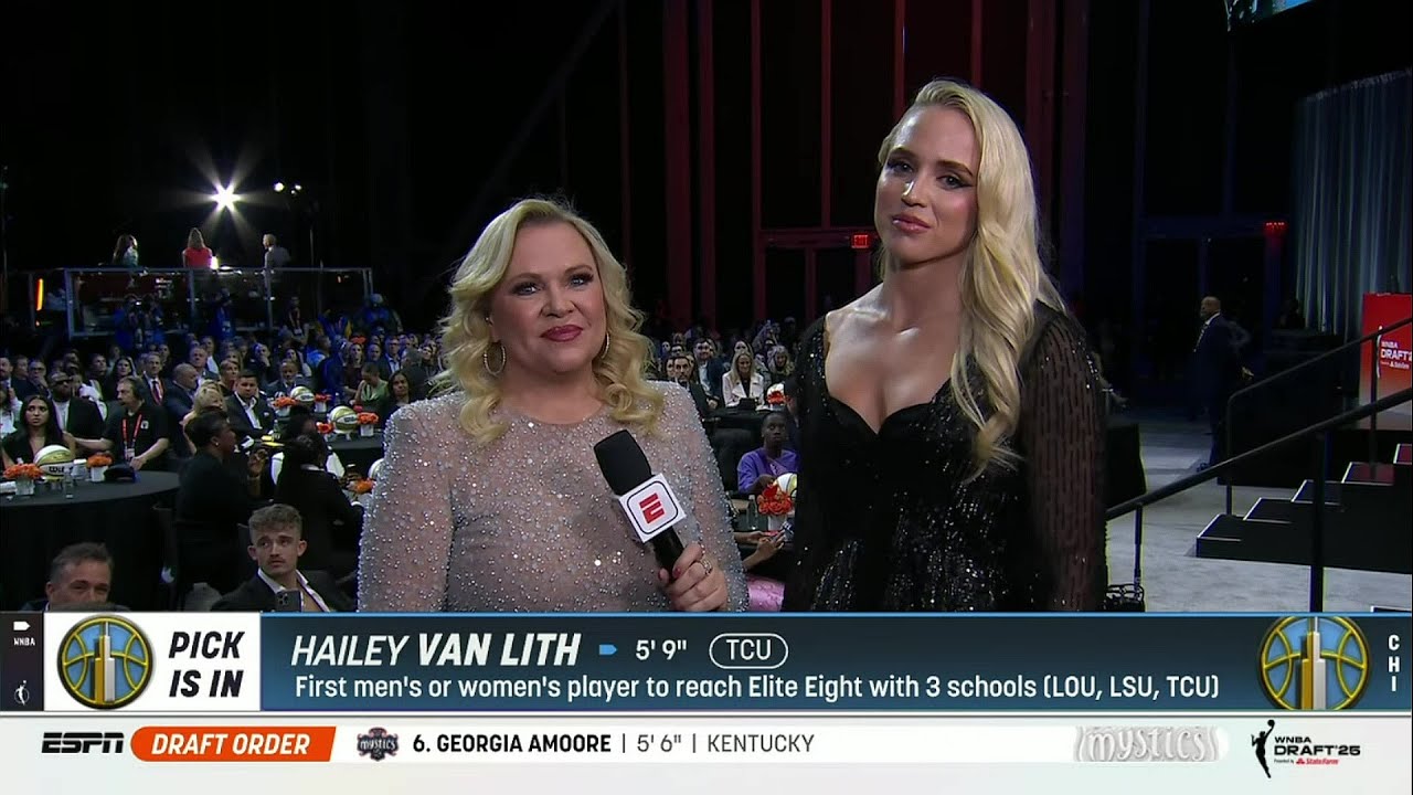 🚨 Hailey Van Lith selected #11 at 2025 WNBA Draft by Chicago Sky | TCU ...