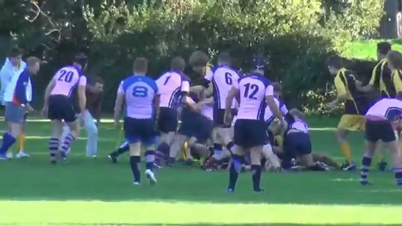 Rugby 2015 RCD1 The Pink Panthers 11 10 2015 trys - YouTube