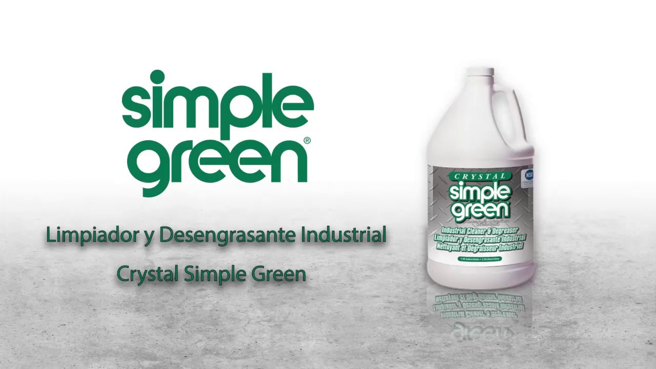 Simple Green Crystal. Limpiador y Desengrasante Industrial - YouTube