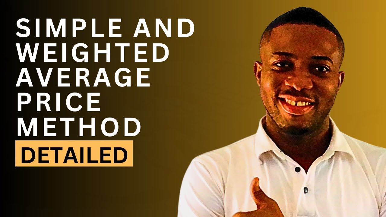 SIMPLE AND WEIGHTED AVERAGE PRICE METHOD #MGTACCOUNTING #ICAN # ...