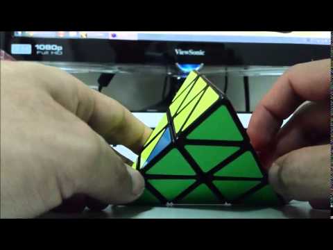 Pyraminx 金字塔魔術方塊 Keyhole法中文教學 基本 解法 How to solve by Keyhole Method by ...