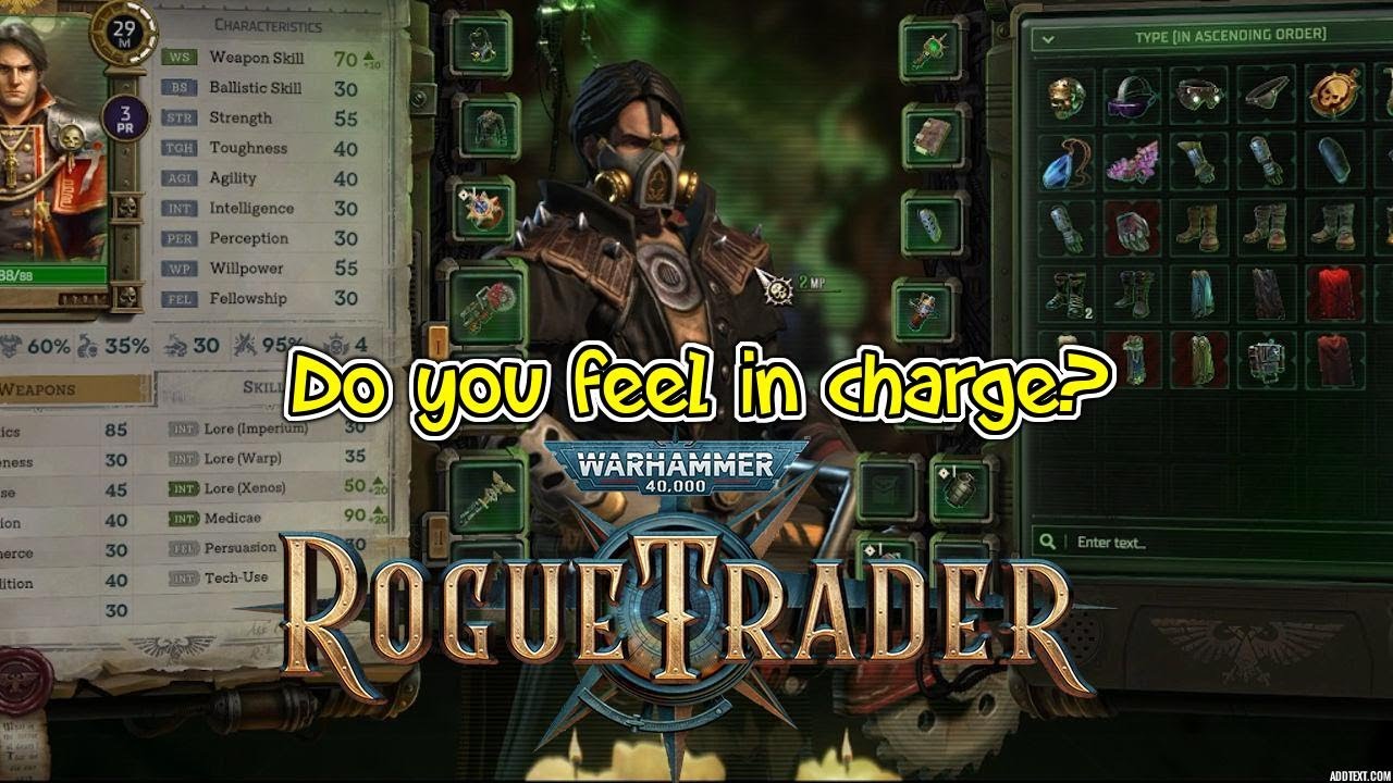 Rogue Trader 1.3 Act 2 Party Builds, Items & Compositions Mid Game ...