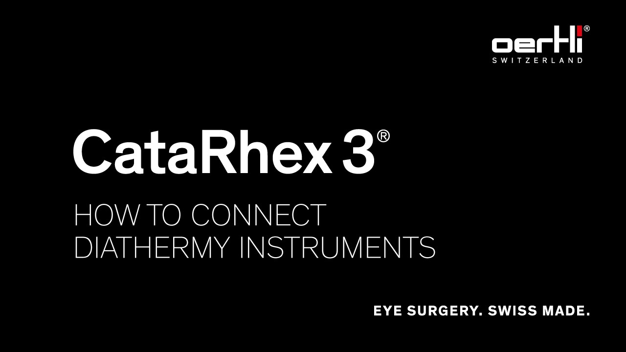 Connecting diathermy instruments | CataRhex 3 | #005 - YouTube