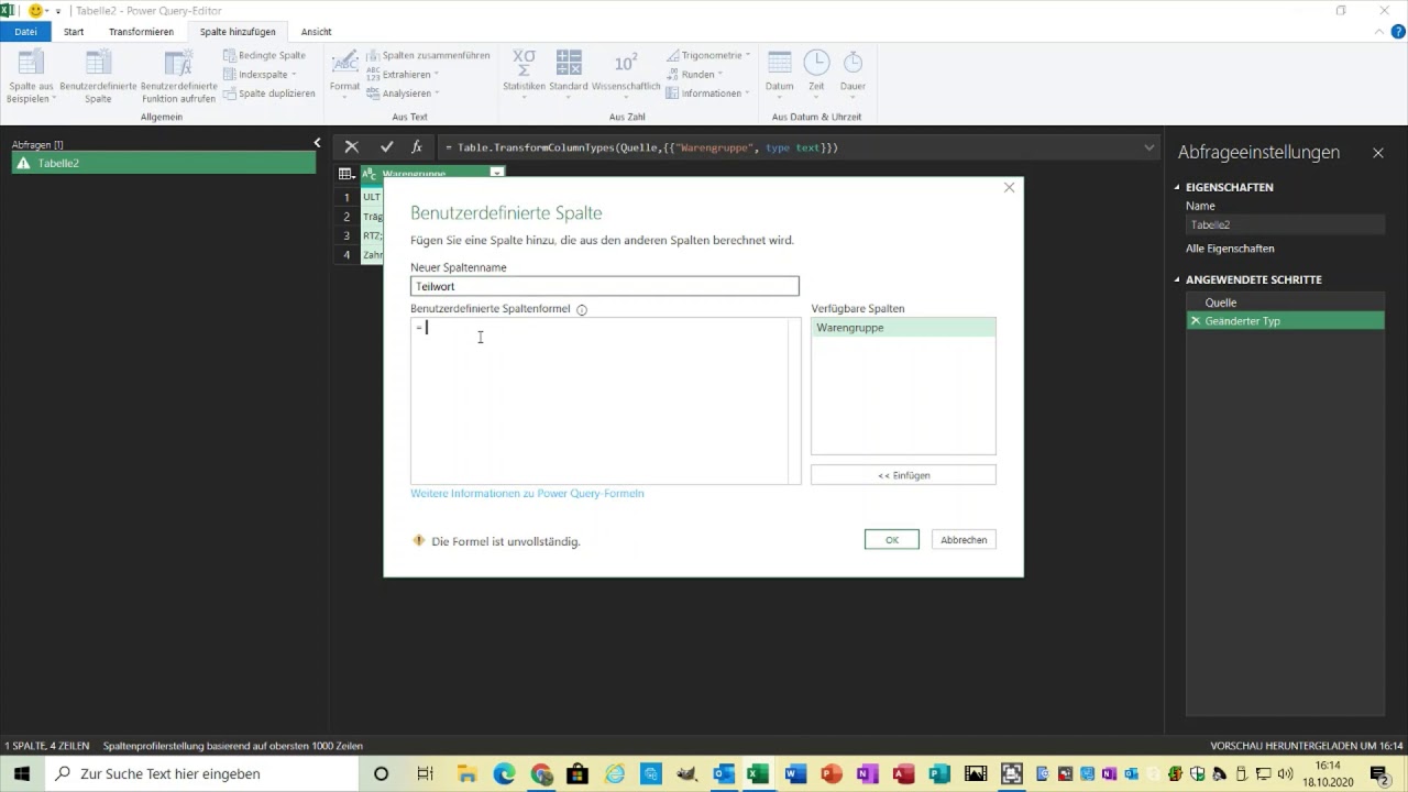 Excel Power Query Text Aufteilen Text SplitAny Text ToList YouTube excel-power-query-text-aufteilen-text-splitany-text-tolist-youtube