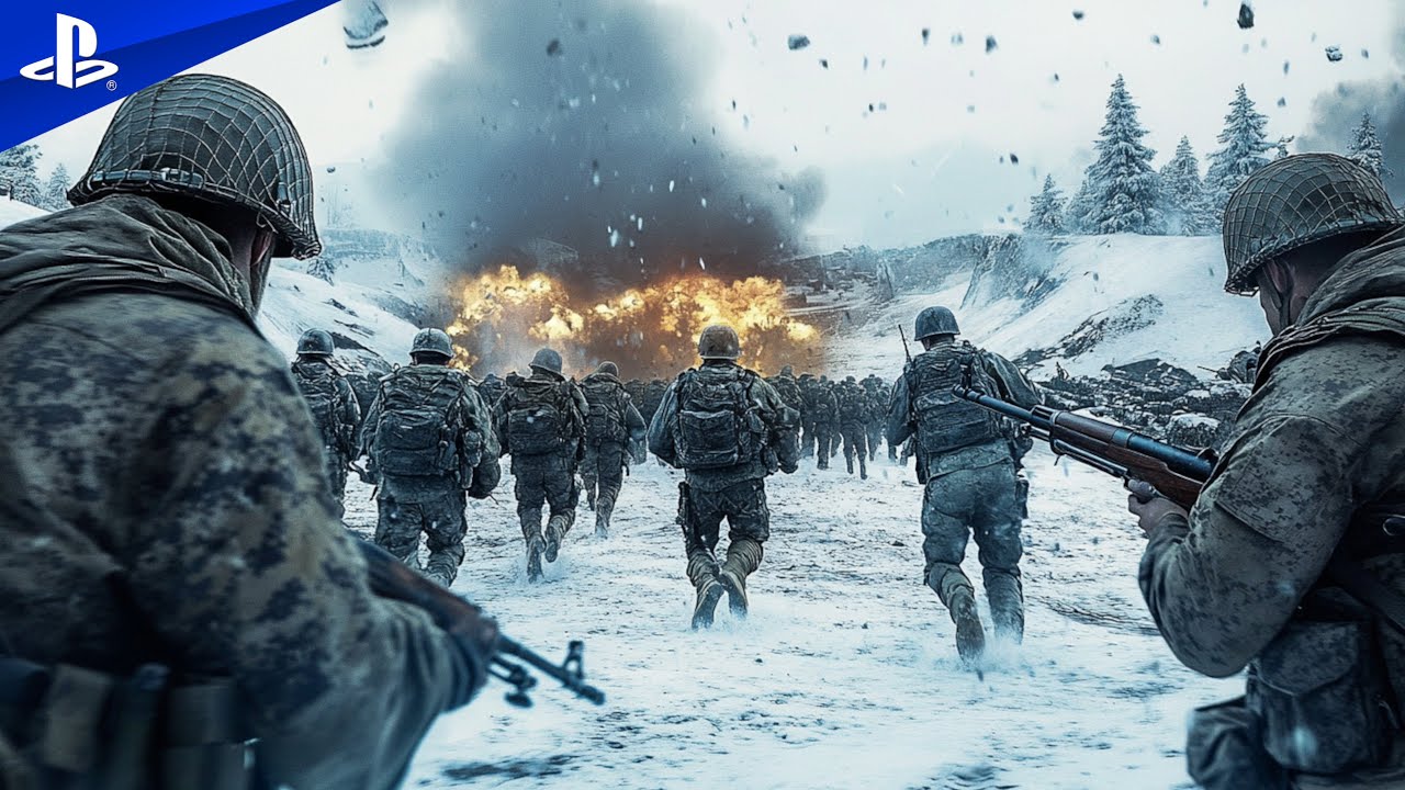 (PS5) BATTLE OF THE BULGE WW2 1944 | Realistic Immersive ULTRA Graphics ...