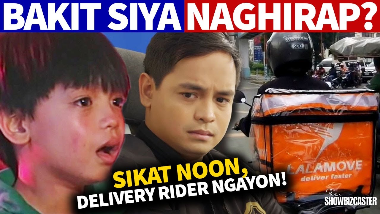 Sikat na artista noon, Delivery Rider ngayon! - YouTube
