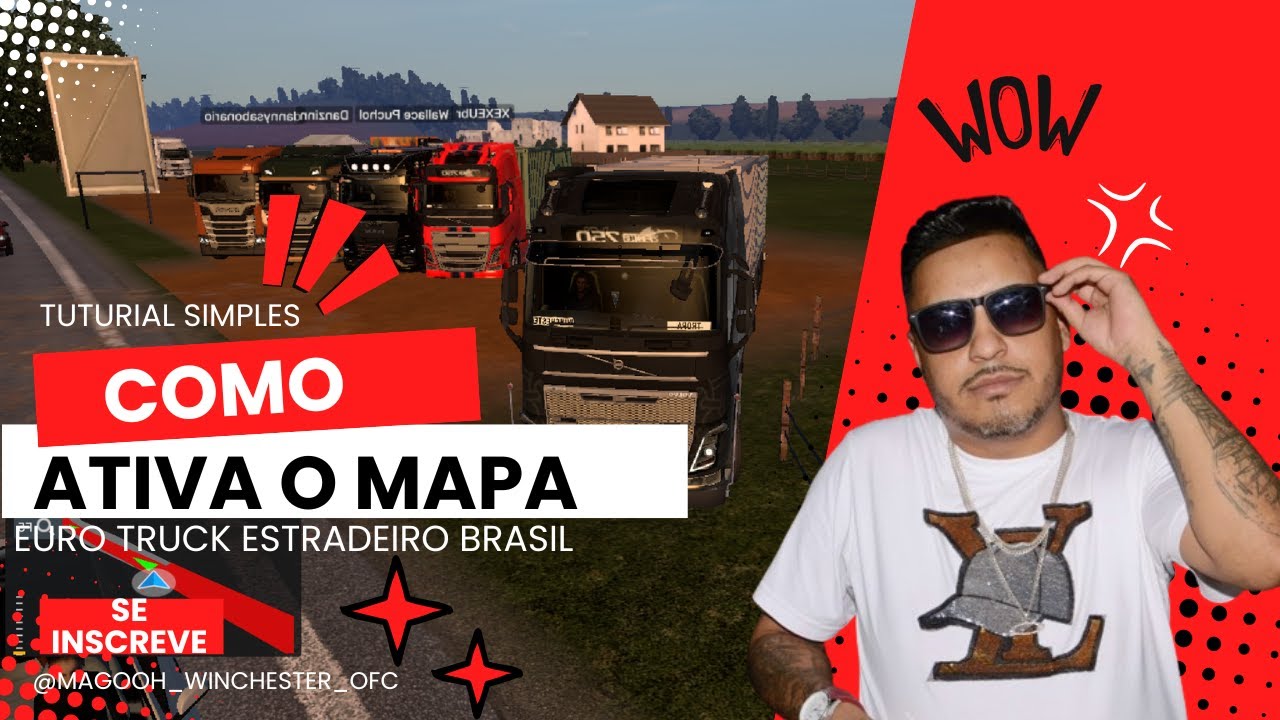 TUTORIAL COMO ATIVA MODS DO MAPA ESTRADEIRO NO EURO TRUCK - YouTube