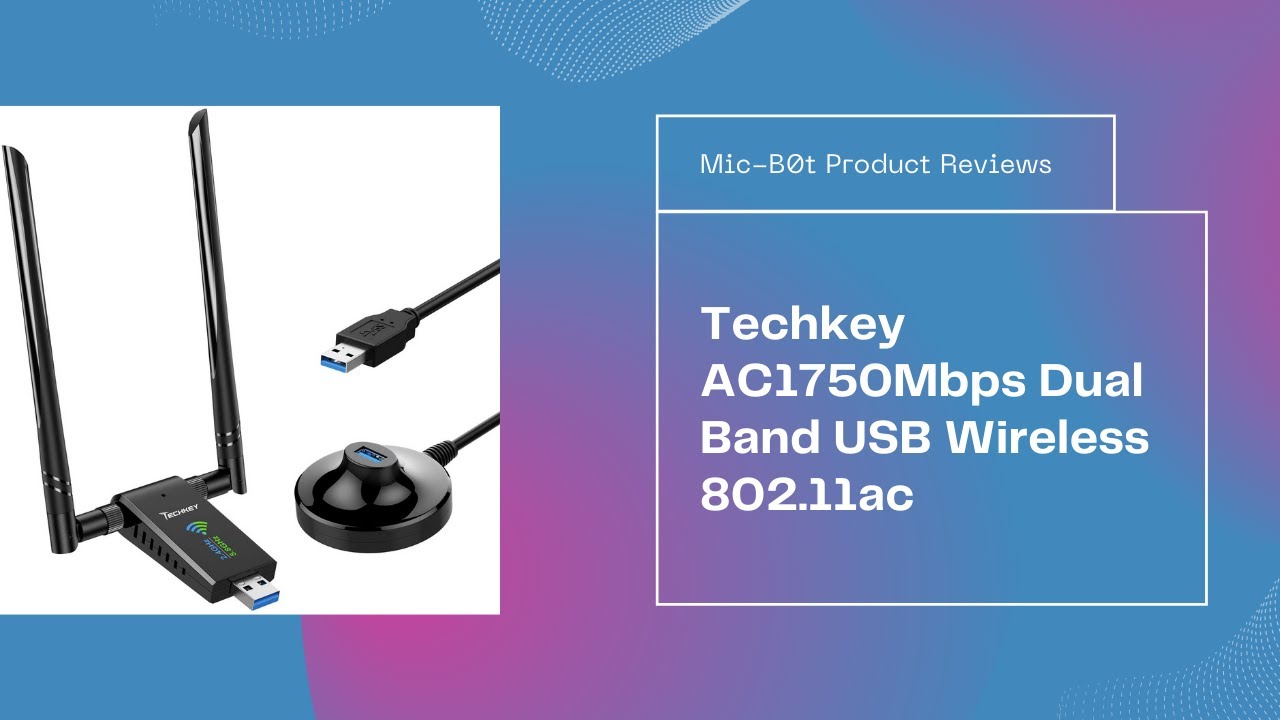 Techkey AC1750 Unboxing and Demo - YouTube