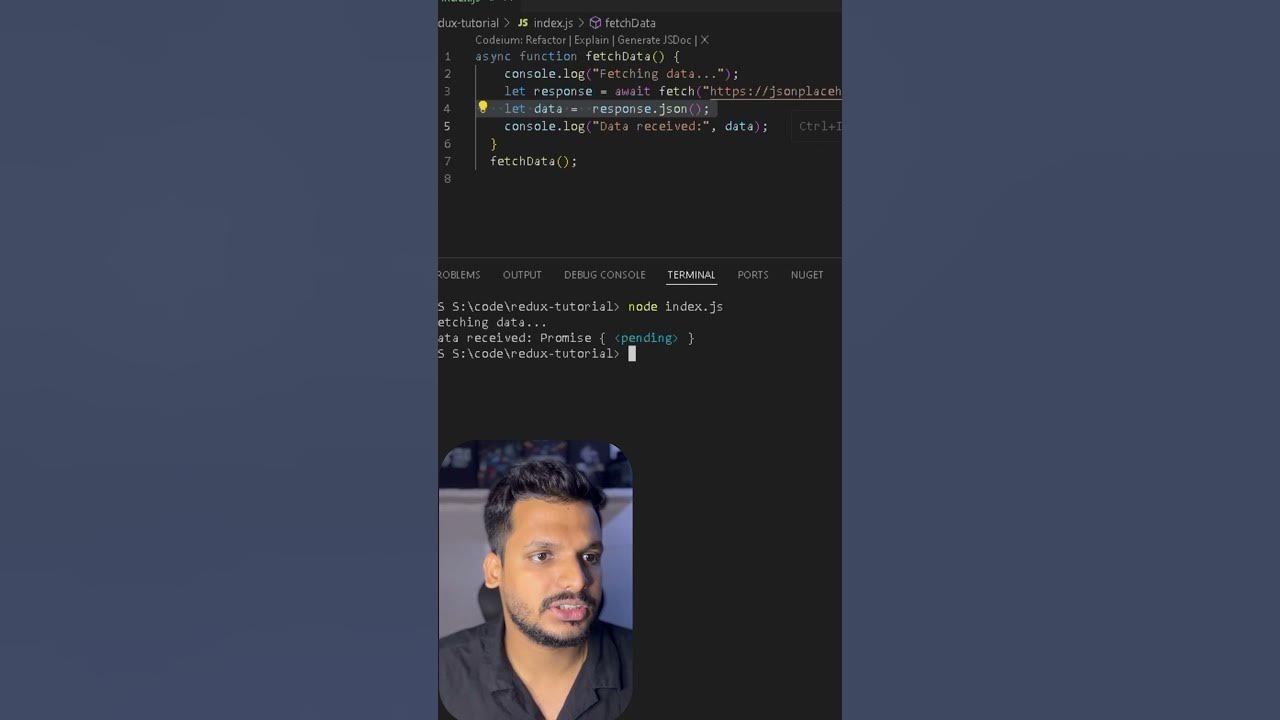Async Await In Javascript Coding Javascript Youtube
