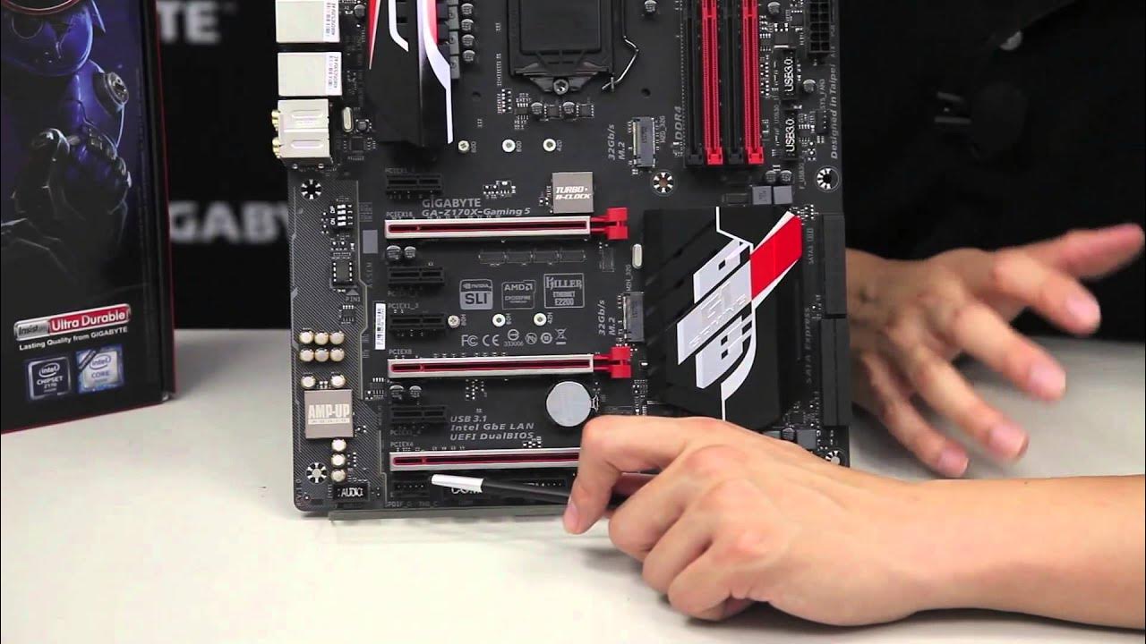 GIGABYTE 100 Series GA Z170X Gaming 5 Unboxing & Overview - YouTube