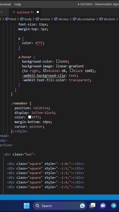 Make A Glassmorphic Login Signup Form Using Html And Css Javascript Webdevelopmentcourse