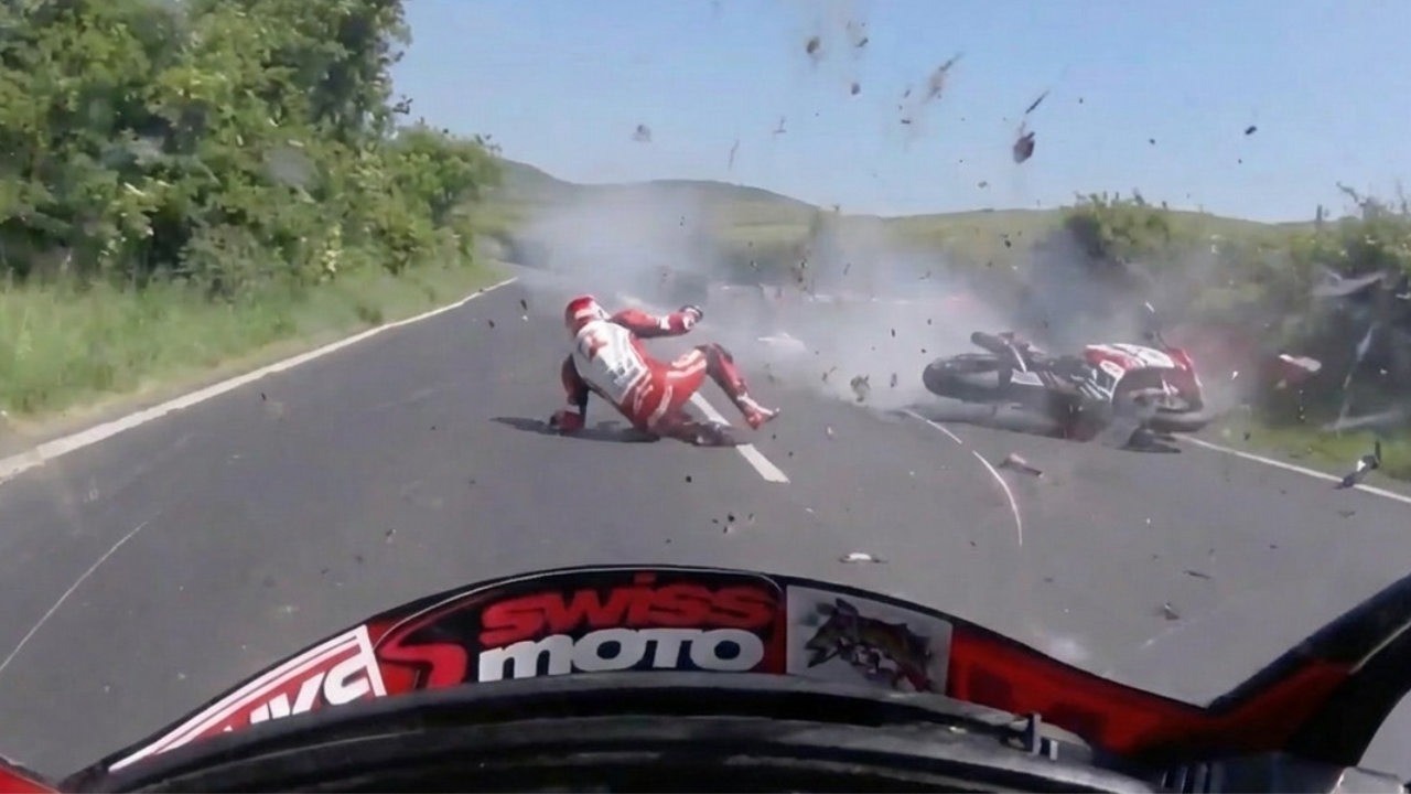 Isle of Man TT Near-Death Moments - YouTube