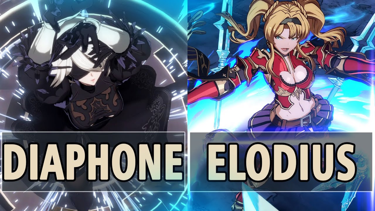 GBVSR:🔥Diaphone (2B) Vs GRP | Elodius (Zeta)🔥 | High Level Gameplay ...