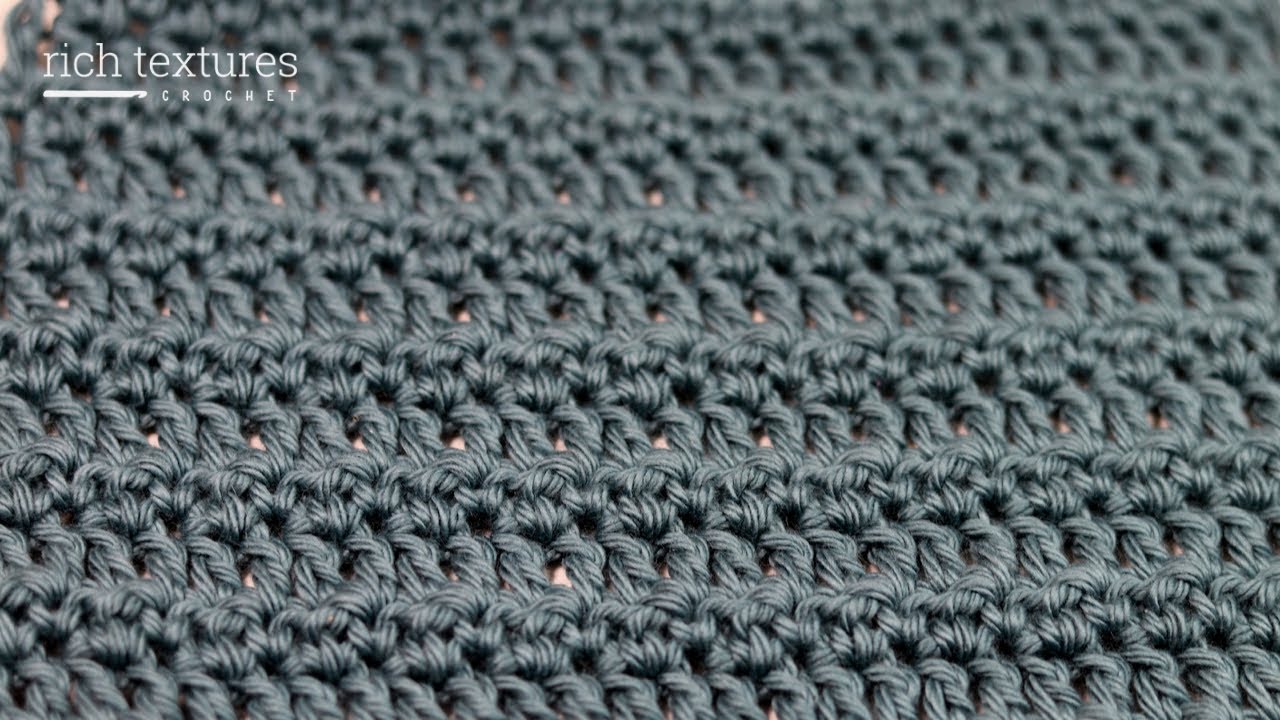 Meadows Stitch | How to Crochet - YouTube